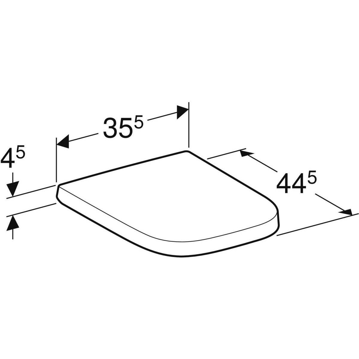 Geberit WC-Sitz Renova weiß mit Absenkautomatik online kaufen