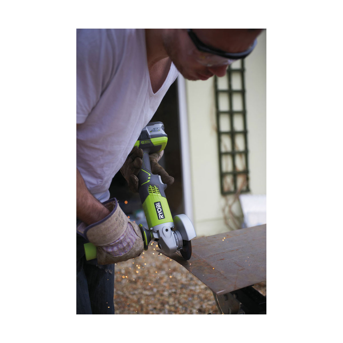 Ryobi Akku-Winkelschleifer R18AG-0 ohne Akku und Ladegerät | 174920