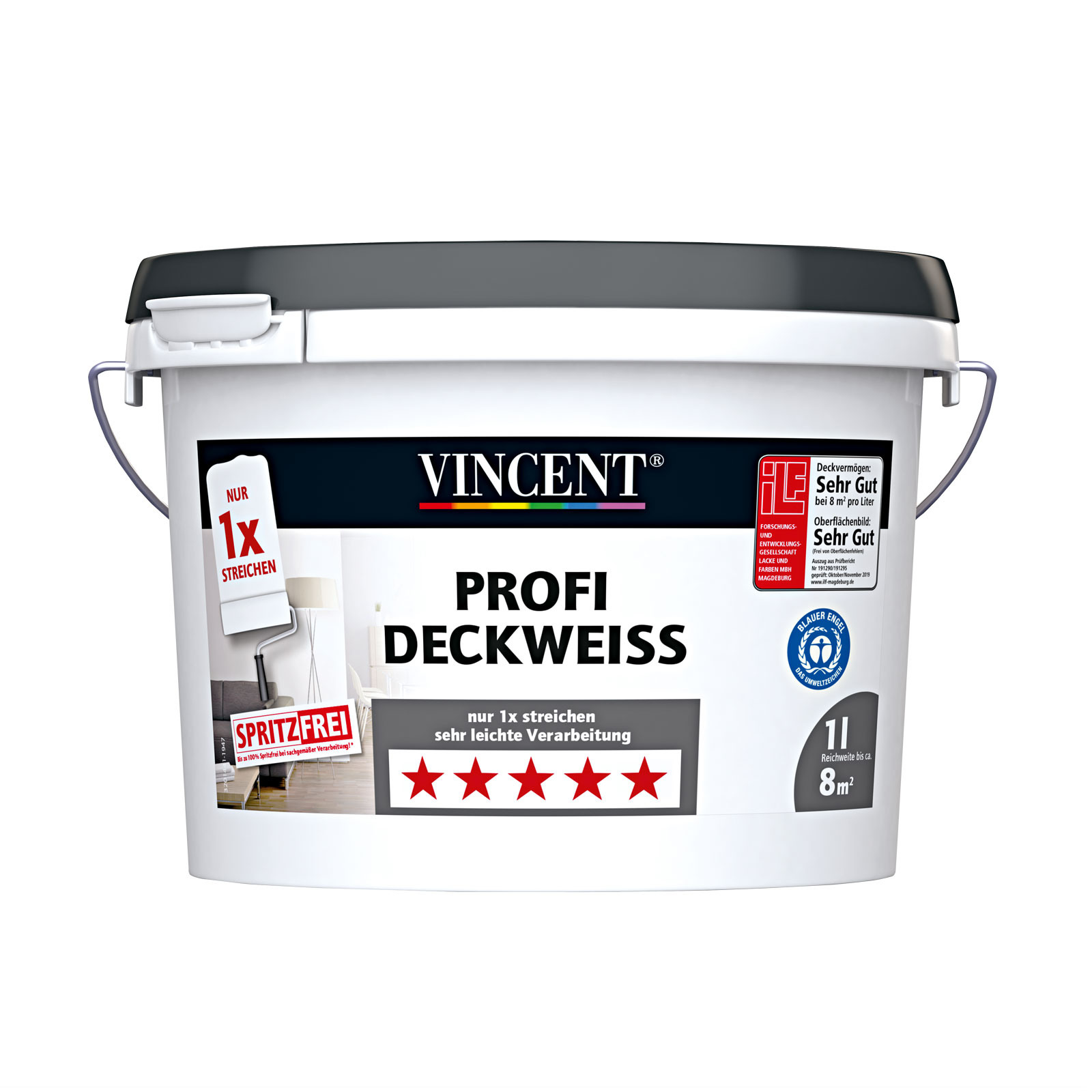 Vincent Profi Deckweiss 1