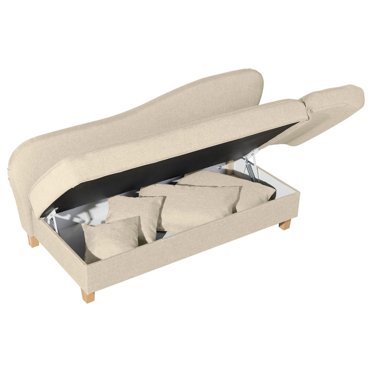 Max Winzer Selma Recamiere Mit Armteil Rechts Klappbar Beige